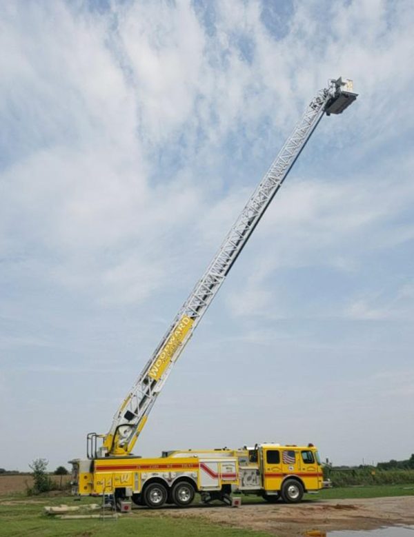 Aerial and Ground Ladder Site Testing - Myder Fire