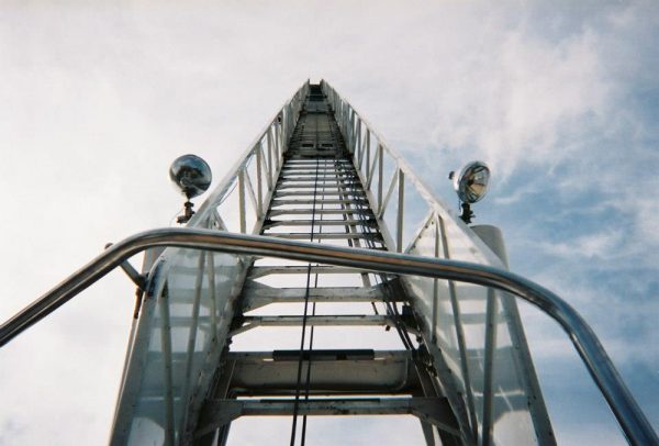 Aerial and Ground Ladder Site Testing - Myder Fire
