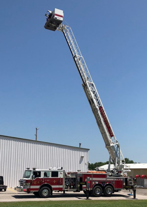 Aerial and Ground Ladder Site Testing - Myder Fire